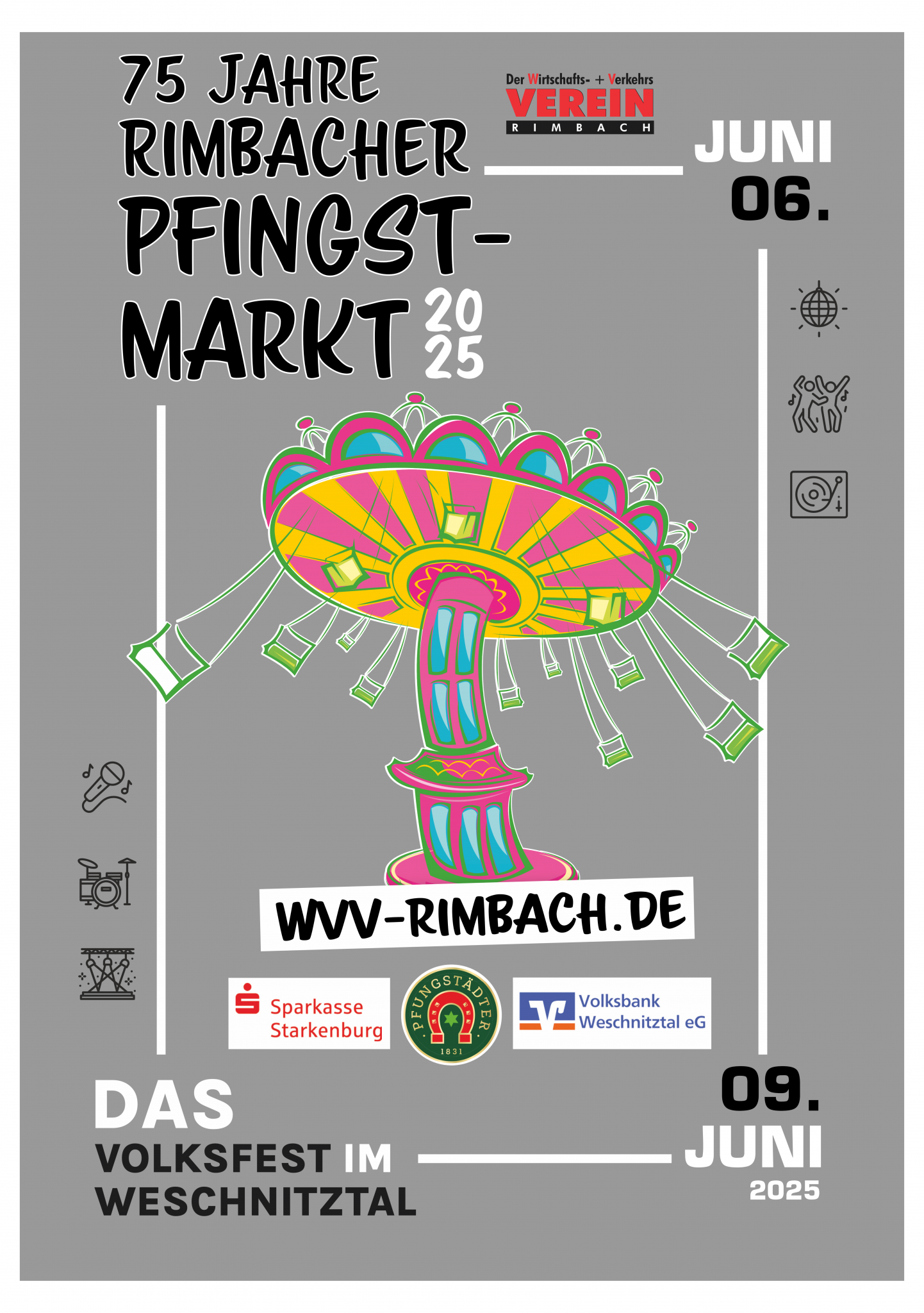 Rimbacher Pfingstmarkt 2025 – WVV Rimbach